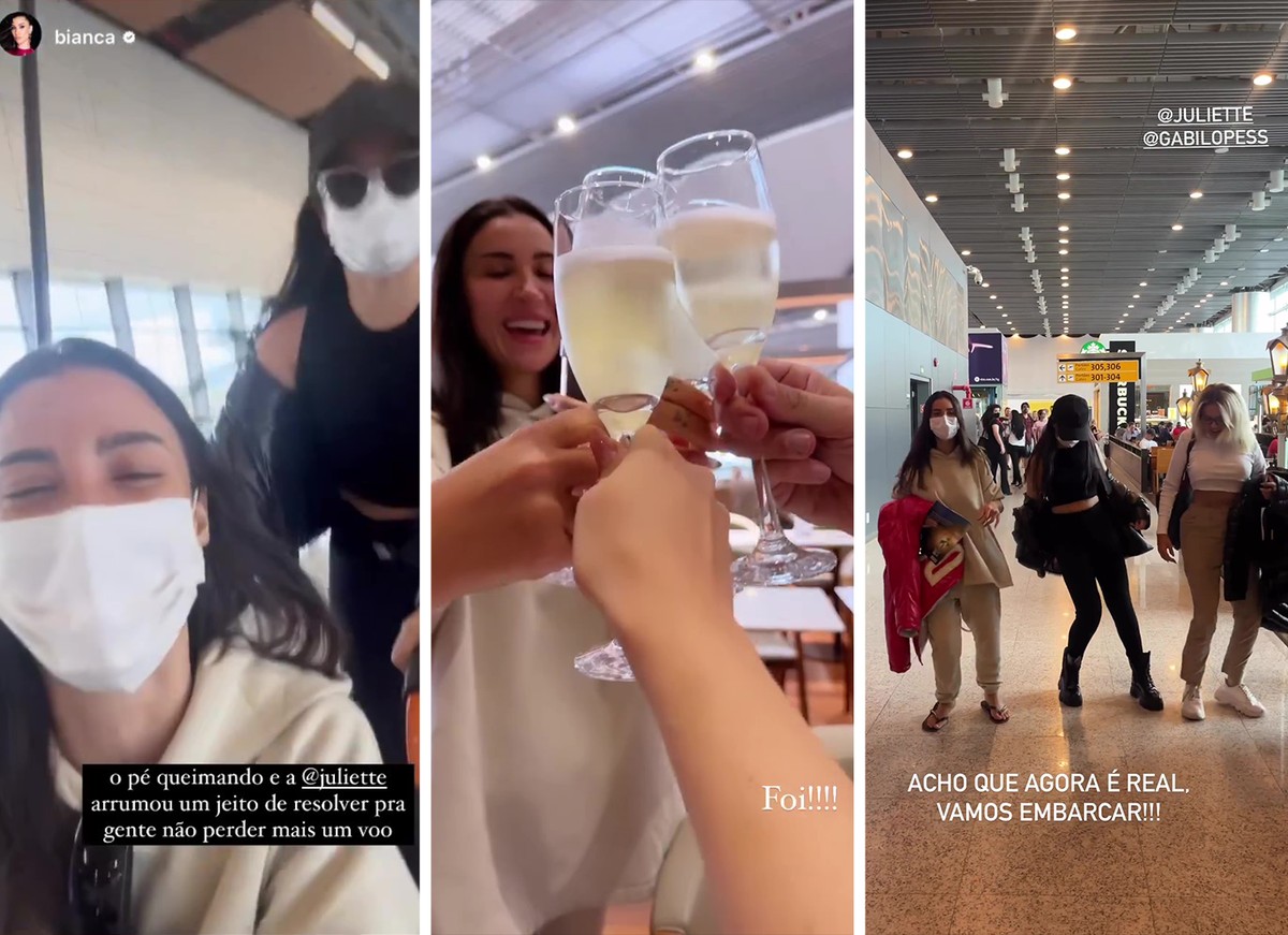Após "perrengue chique", Juliette embarca com Bianca Andrade rumo à neve: "Vou comer até as ...
