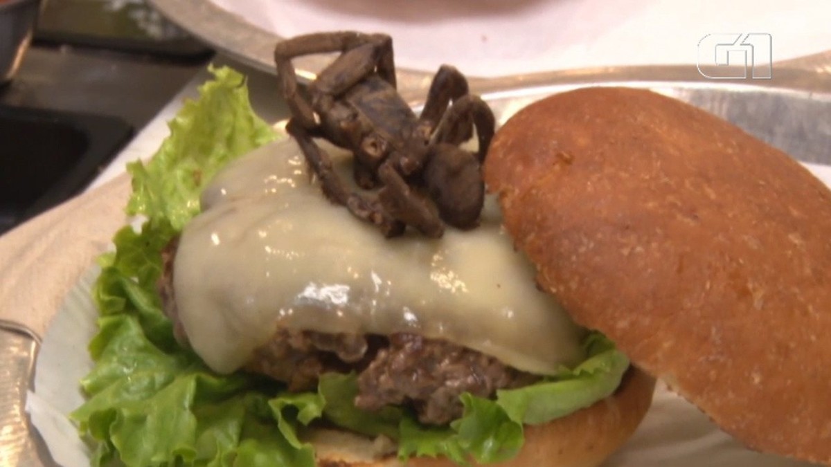 Restaurante oferece hambúrguer com recheio de aranha nos EUA | Planeta ...