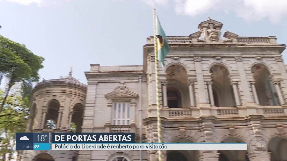 Palácio da Liberdade é reaberto para visitantes em Belo Horizonte ...