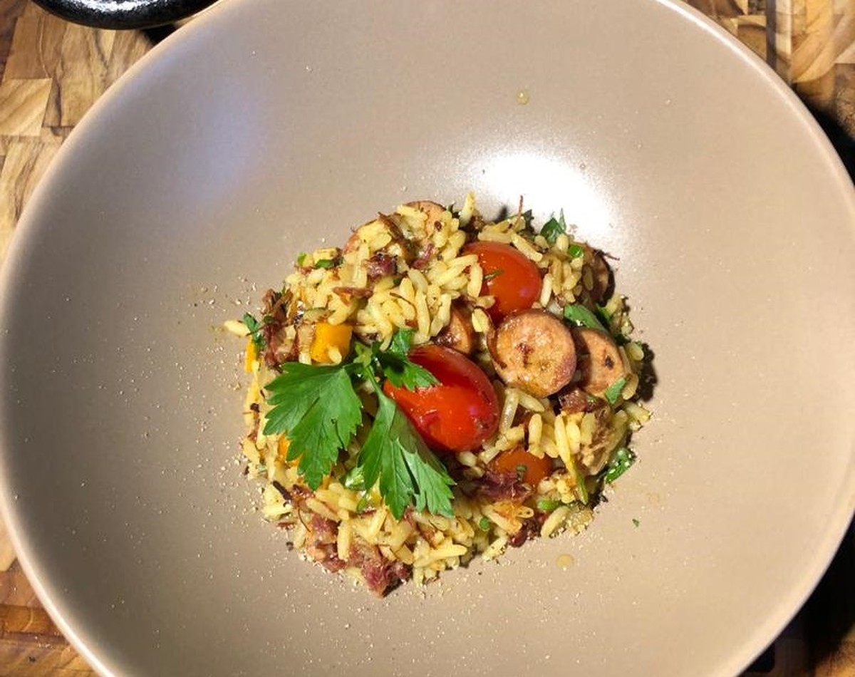 Aprenda como fazer receita de arroz carreteiro no Chef JPB | Chef JPB | G1