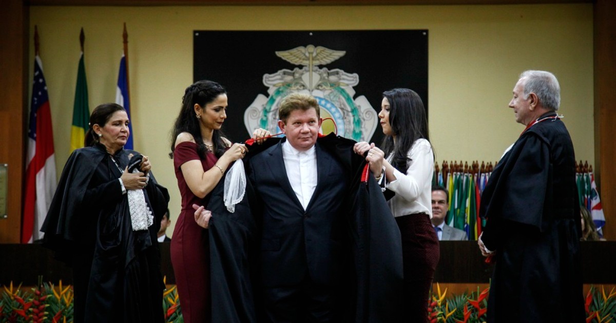 G1 - José Hamilton toma posse como novo desembargador do TJ-AM ...