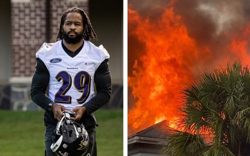 Casa de ex-astro da NFL é totalmente destruída após incêndio ...