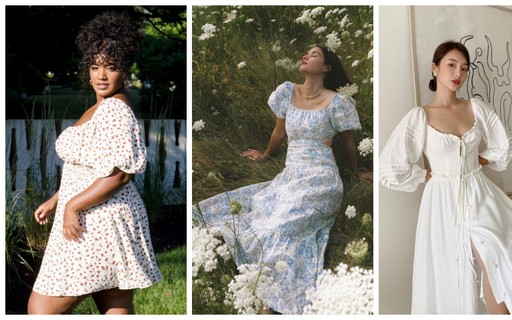 Tendência 'cottagecore' está de volta e separamos 8 looks para aderir ...
