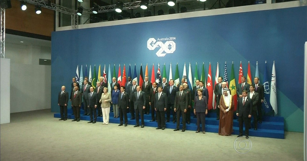 G1 - Em clima de descontração, líderes do G20 fazem foto oficial na ...