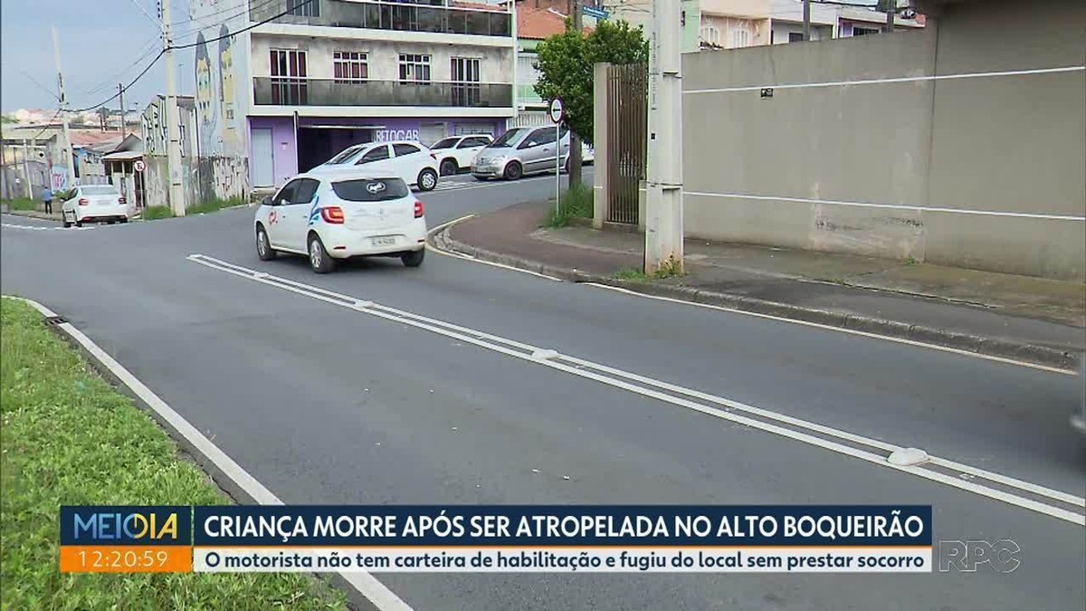 Menino de 12 anos morre após ser atropelado por carro em Curitiba; motorista fugiu | Paraná | G1