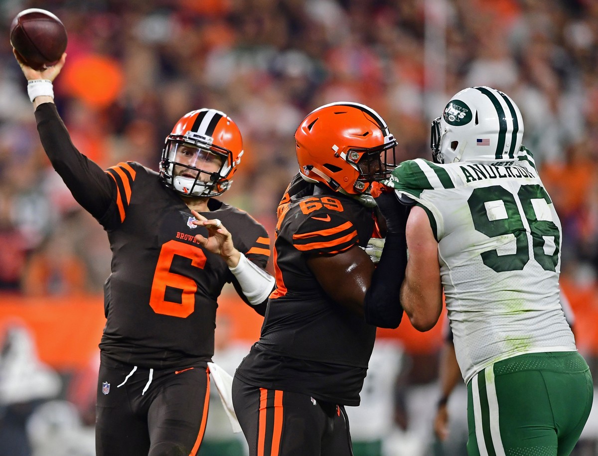 Mayfield tem estreia brilhante, Browns derrotam Jets e voltam a vencer ...