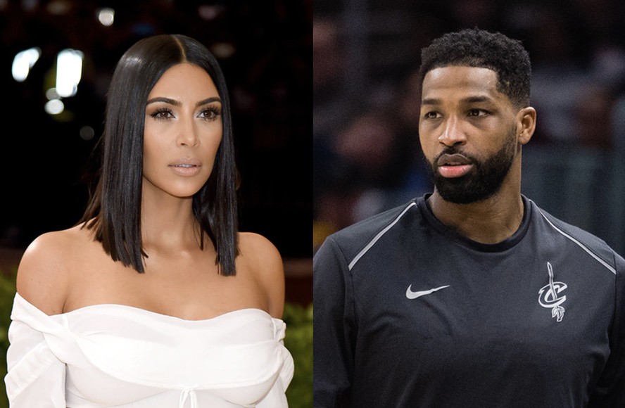 Kim Kardashian e Tristan Thompson, ex de Khloé, são vistos saindo de ...