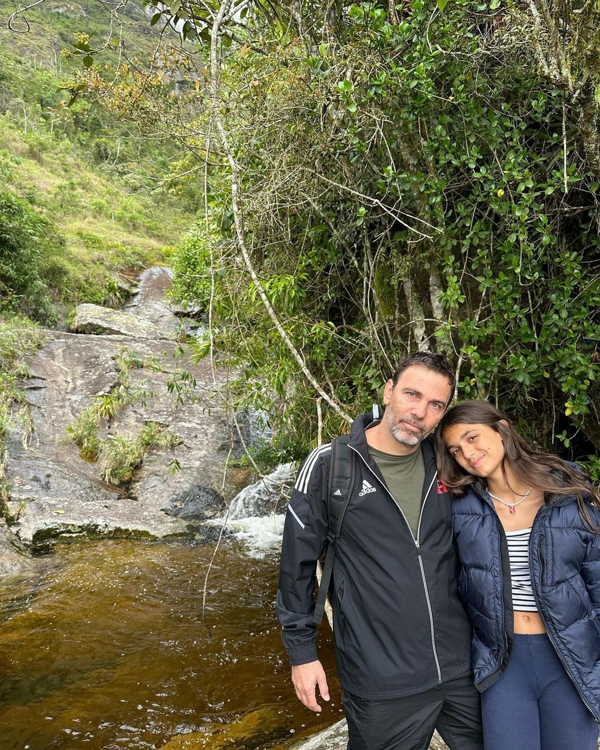 Marcelo Faria compartilha foto rara com a filha: "Coração apertado de ...
