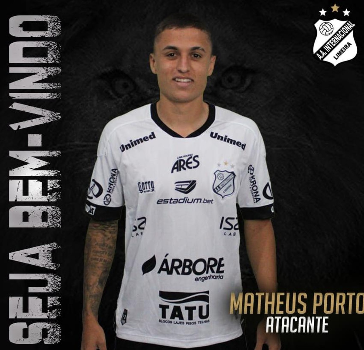 Inter de Limeira apresenta atacante Matheus Porto como reforço para ...