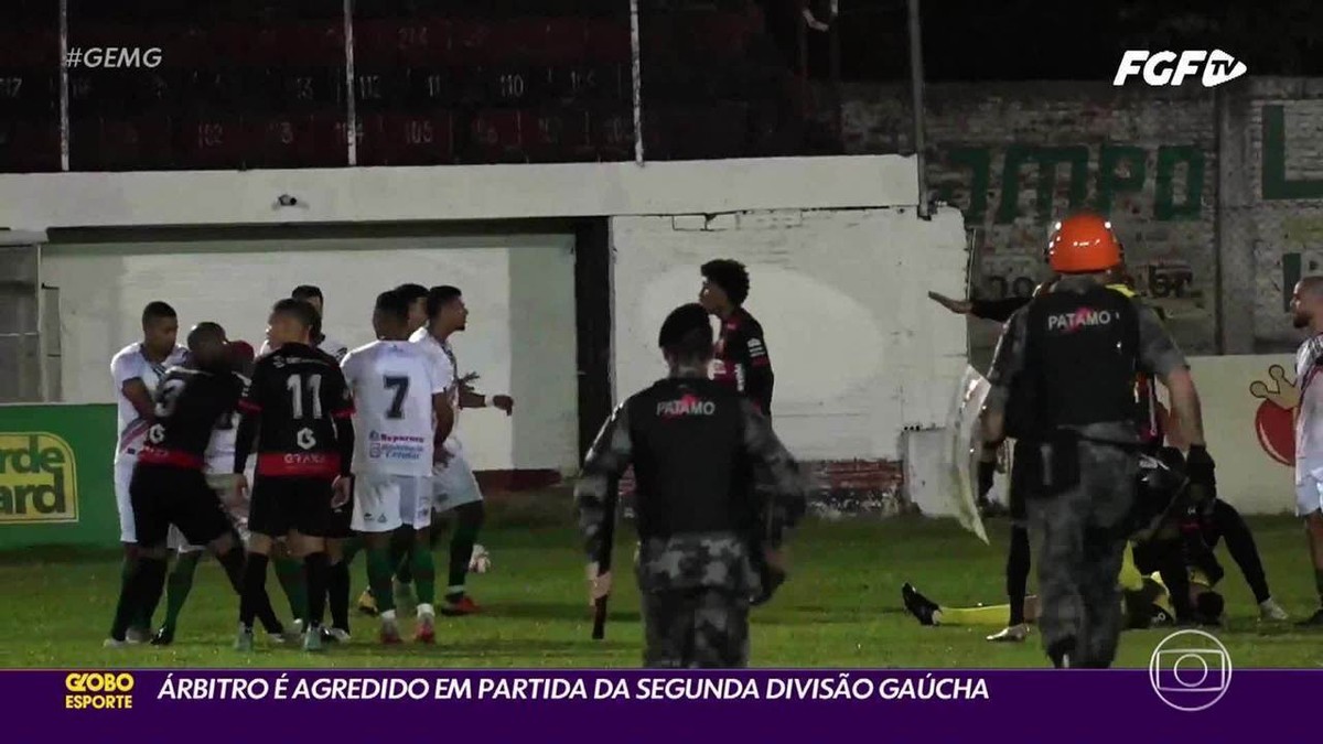Árbitros da CBF promovem protesto após episódio de agressão na segunda ...