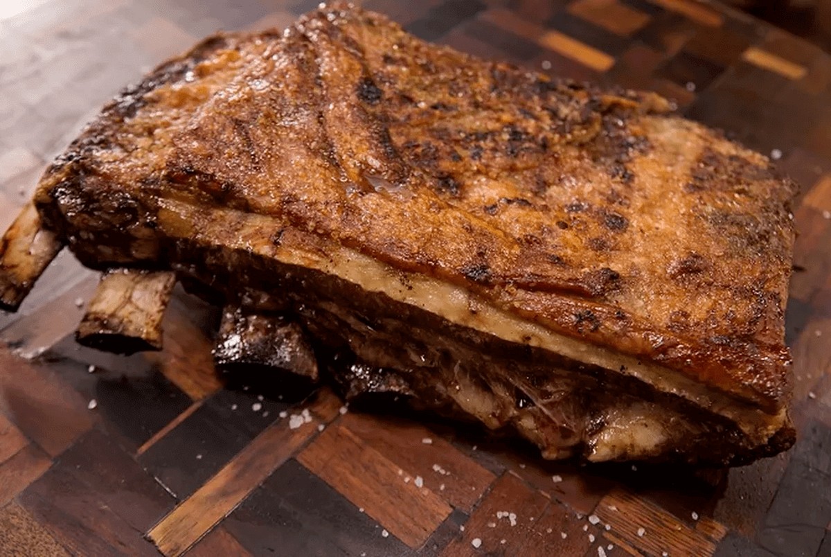 Costela assada na brasa | Tempero de Família | Receitas
