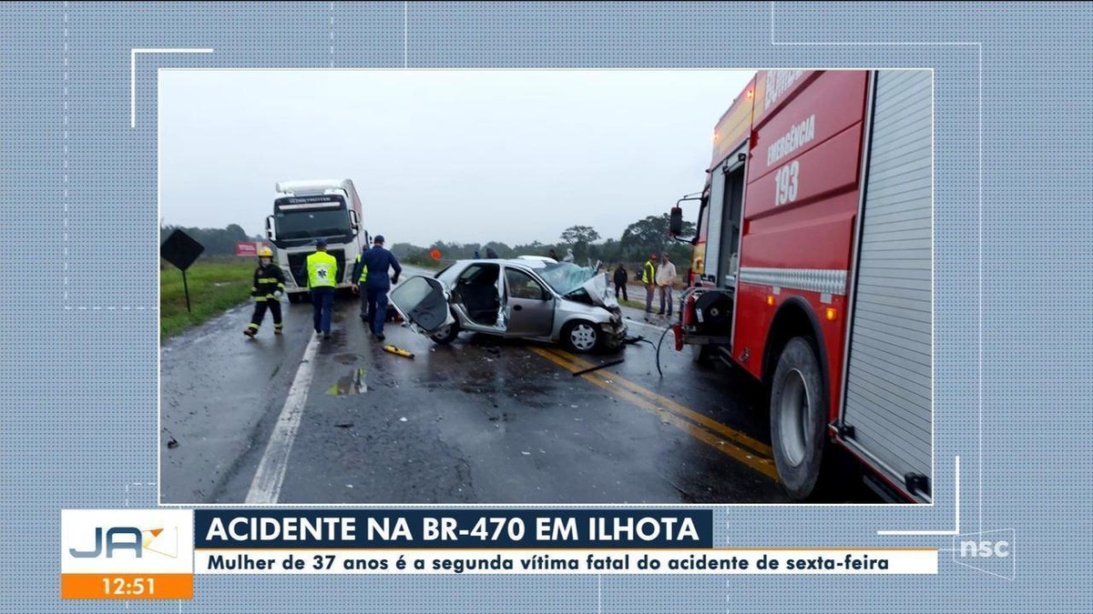 Acidente na BR-470 em SC: corpos de pai e filha são identificados ...