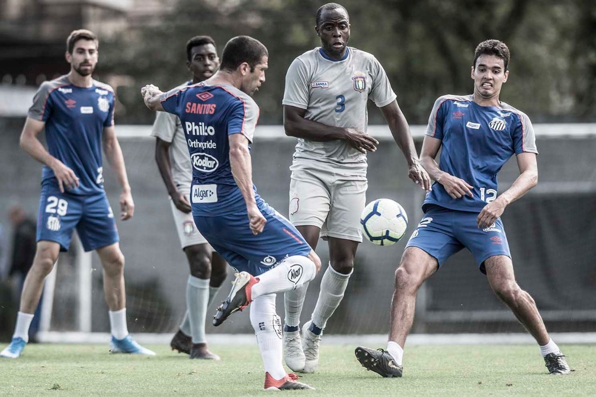 Evandro e Jean Mota marcam, e reservas do Santos vencem jogo-treino ...