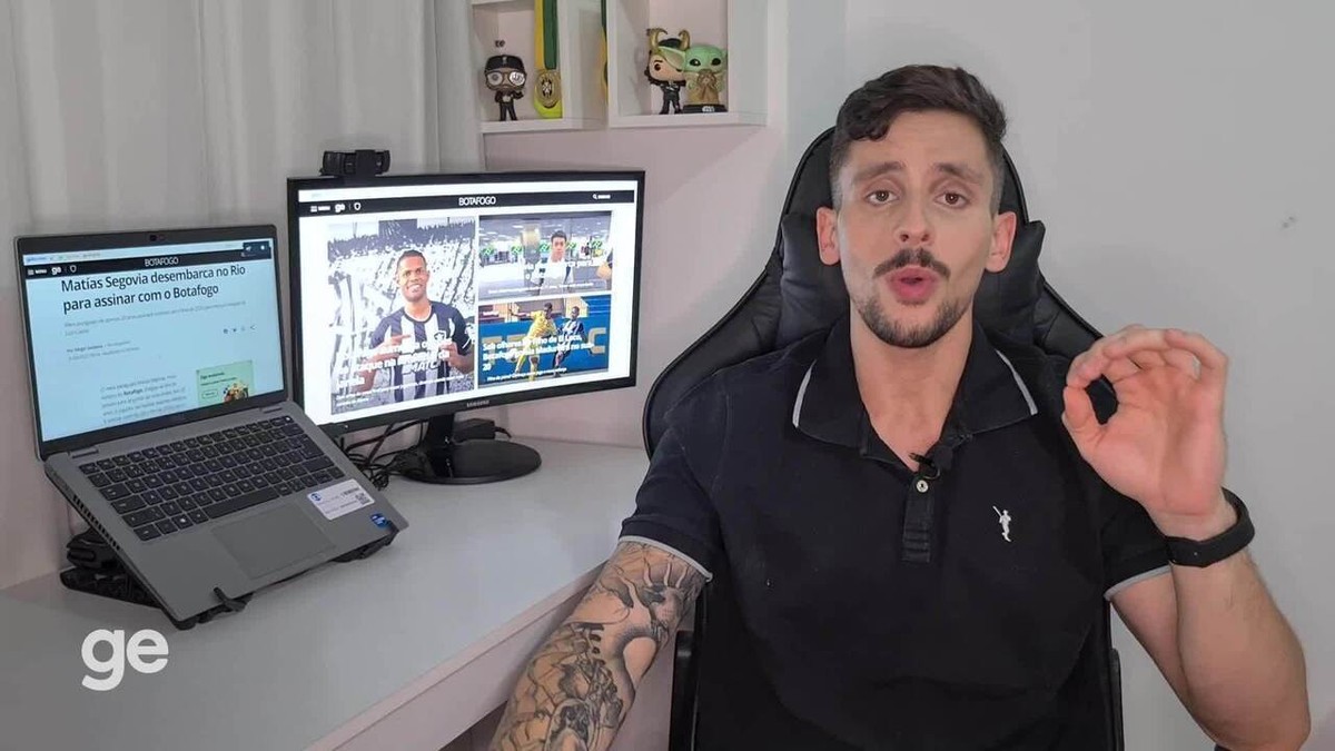Matías Segovia treina, e Botafogo trabalha de olho em estreia na Sul-Americana | botafogo | ge