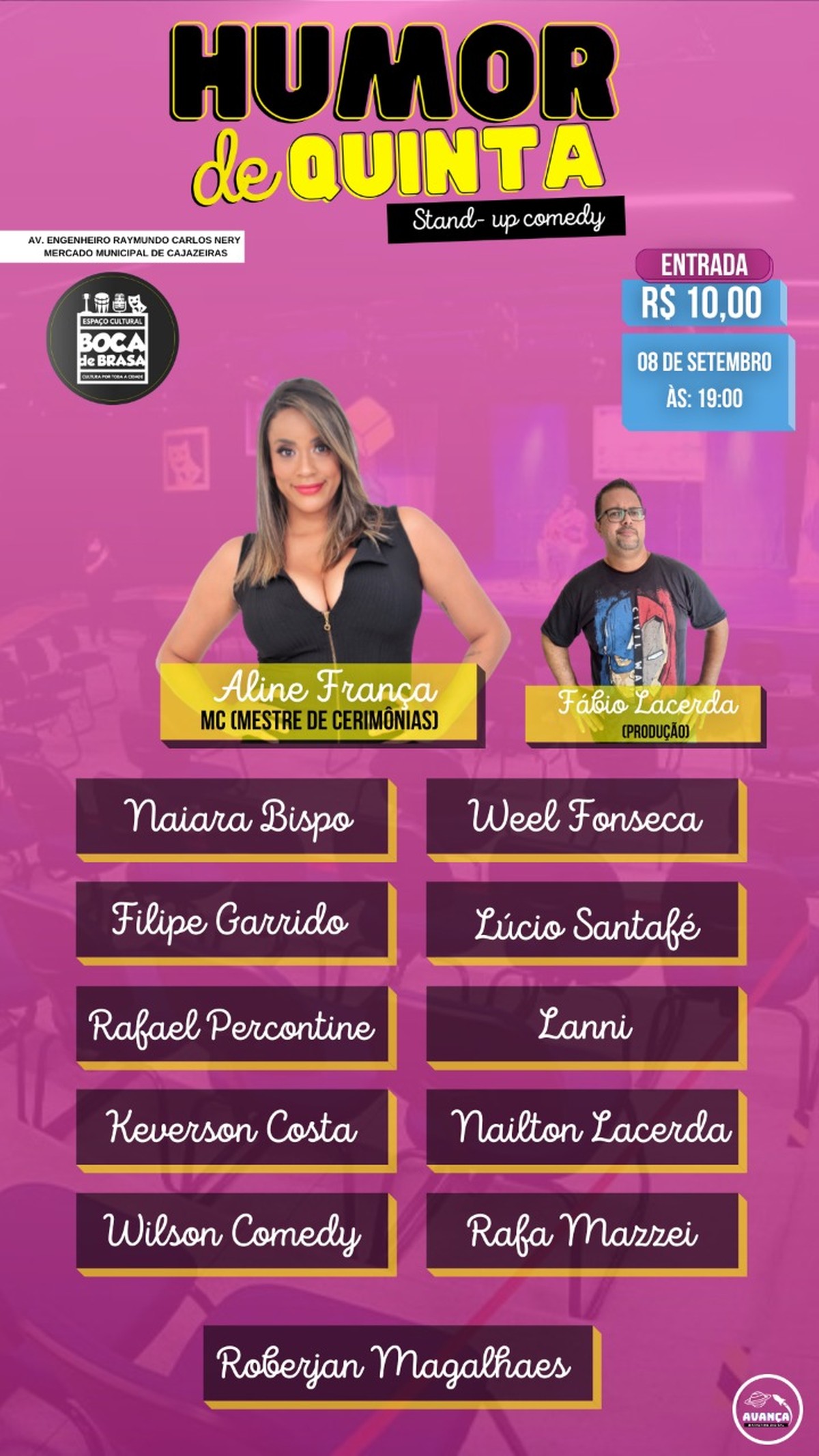 Humor de Quinta reúne comediantes no dia 8/9 | Tá Rolando | Rede Globo