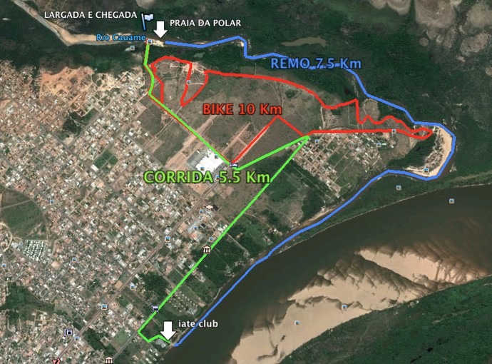 Desafio Canaimé percorre rios e ruas de Boa Vista-RR; roteiro total de ...