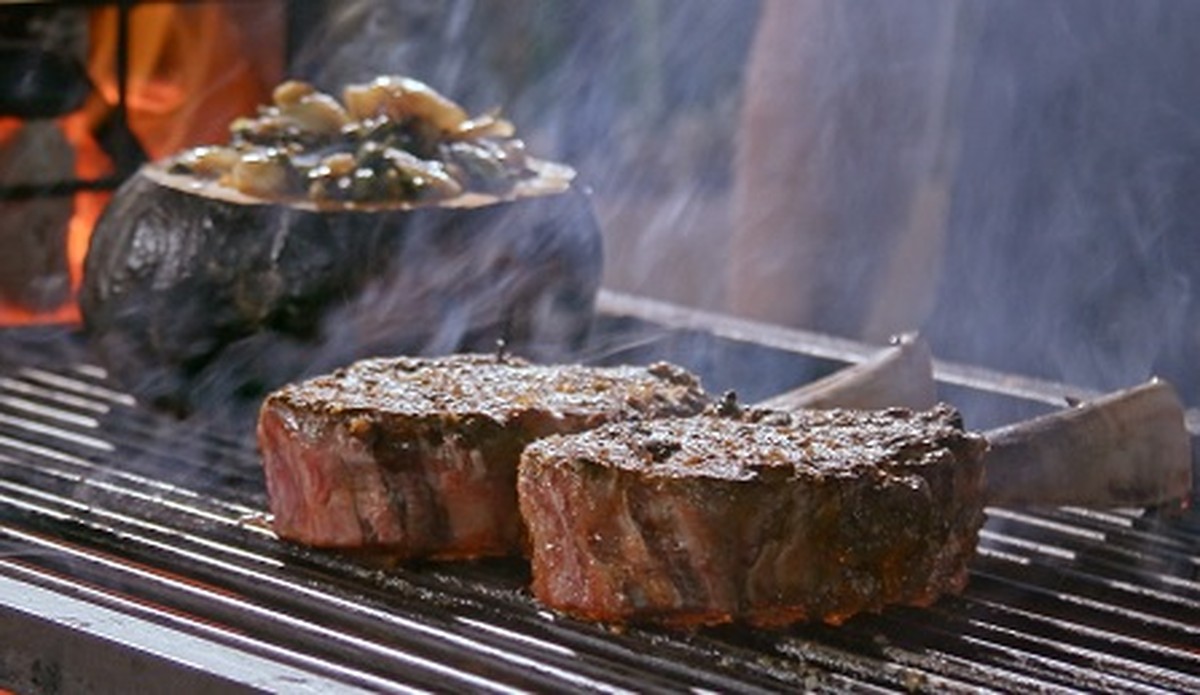 Tomahawk com salada de vagem | Perto do Fogo | Receitas