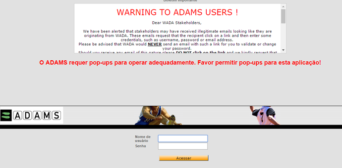 Hackers invadem site da WADA e entram em perfil de Yuliya Stepanova