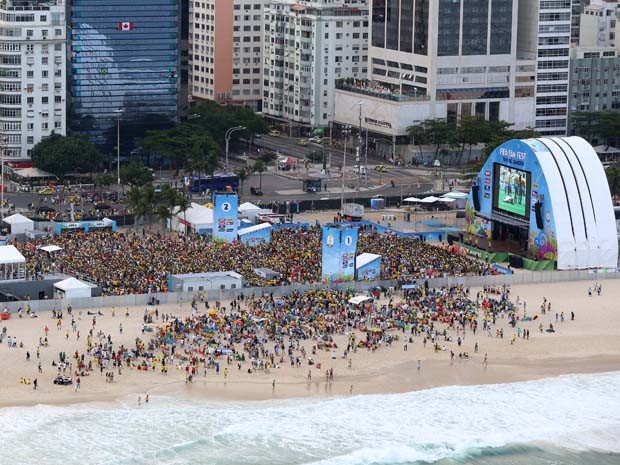 G1 - Fan Fest do Rio terá samba em dia de semifinal entre Brasil e ...