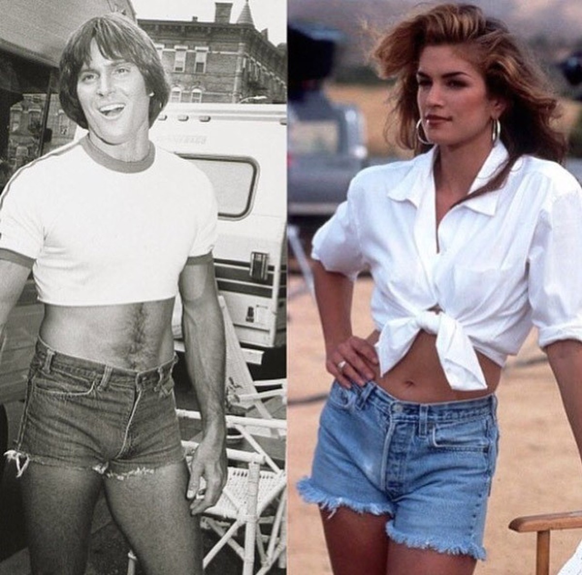 Cindy Crawford posta foto com look similar ao de Caitlyn Jenner ...