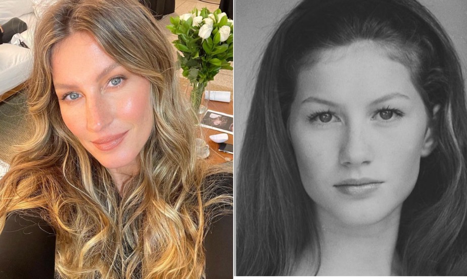 Antes e depois de Gisele Bündchen: ex-agente mostra primeira foto da ...