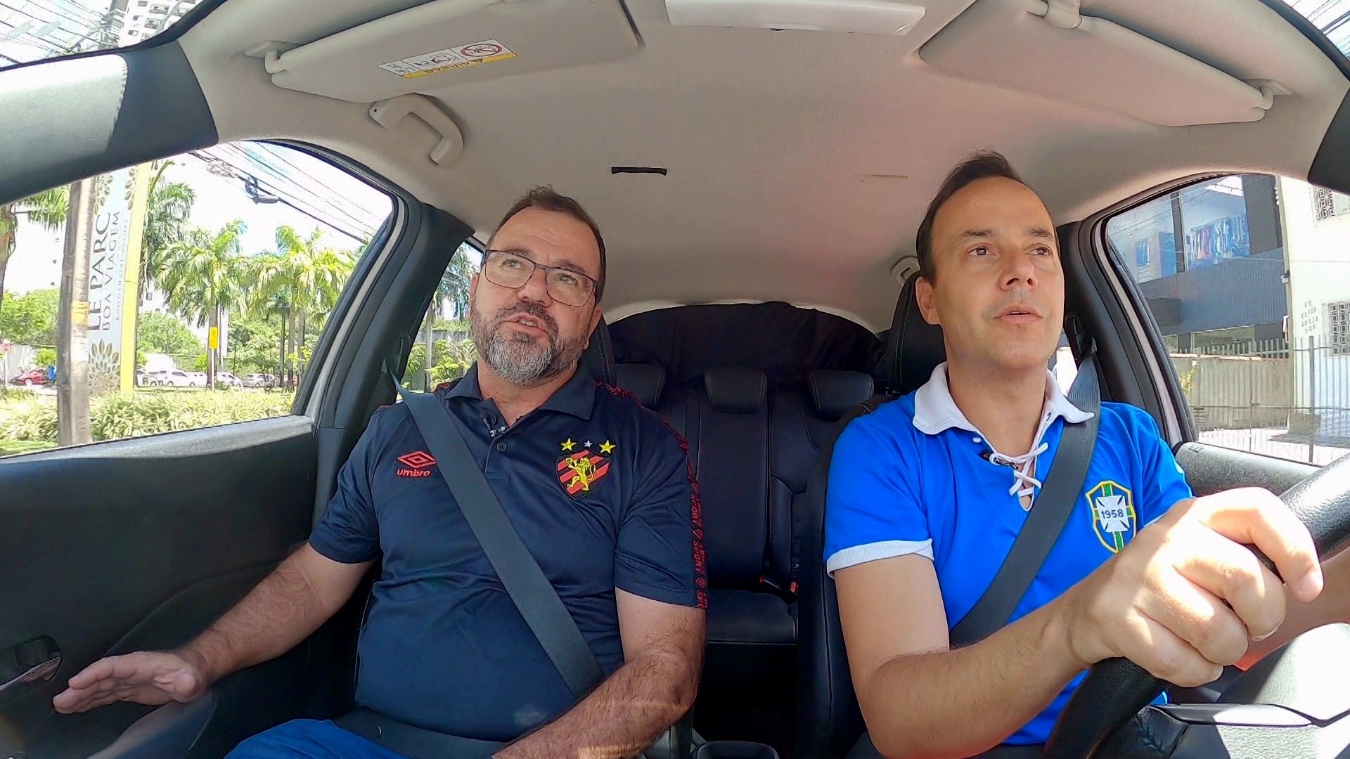 Carona do GE: Tiago Medeiros recebe os personagem do futebol ...