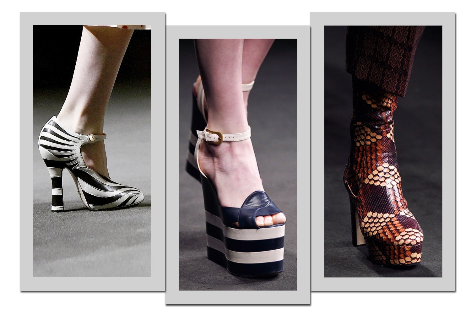 Salto plataforma: tendência para sapatos leva o inverno 2017 às alturas ...