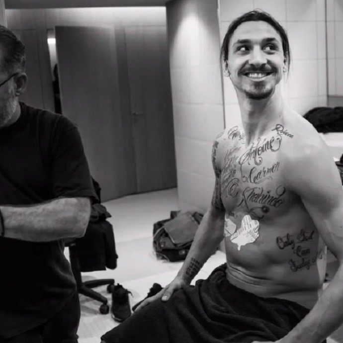 Ibra mostra bastidores de tatuagens contra fome: "Pessoas ainda estão ...