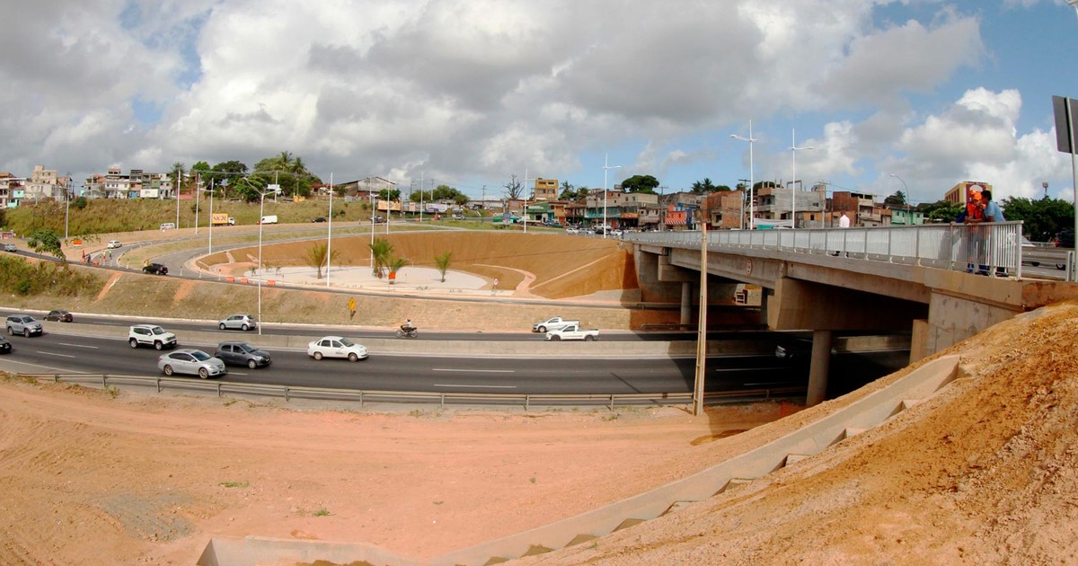 G1 - Inaugurado novo viaduto da BR-324 que vai desafogar trânsito de ...