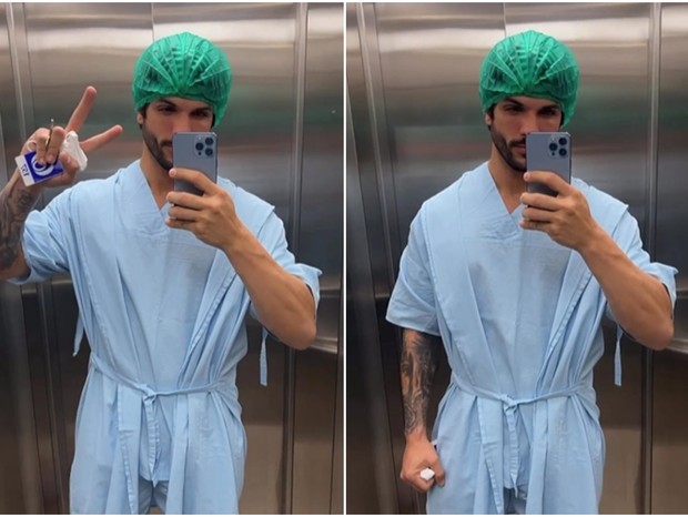 Ex-BBB Lucas Fernandes anuncia nascimento da filha, Luiza: "Dia mais ...