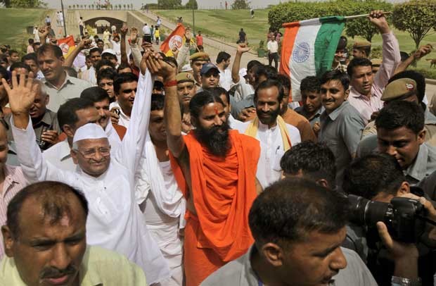 G1 - Índia tem dia de protestos contra corrupção - notícias em Mundo