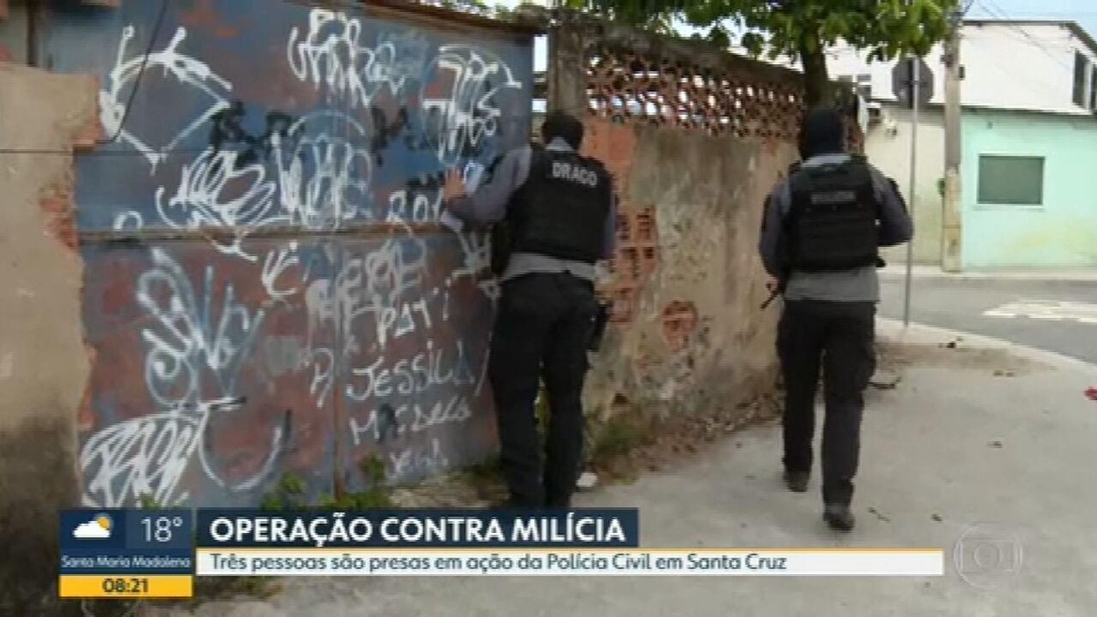Polícia Prende 17 Suspeitos Em Operação Contra A Milícia Em Santa Cruz
