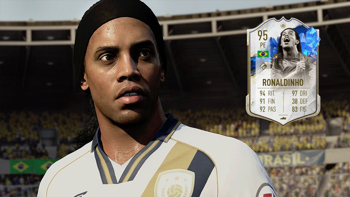 FIFA 23 faz card especial de Ronaldinho melhor que Garrincha | fifa | ge