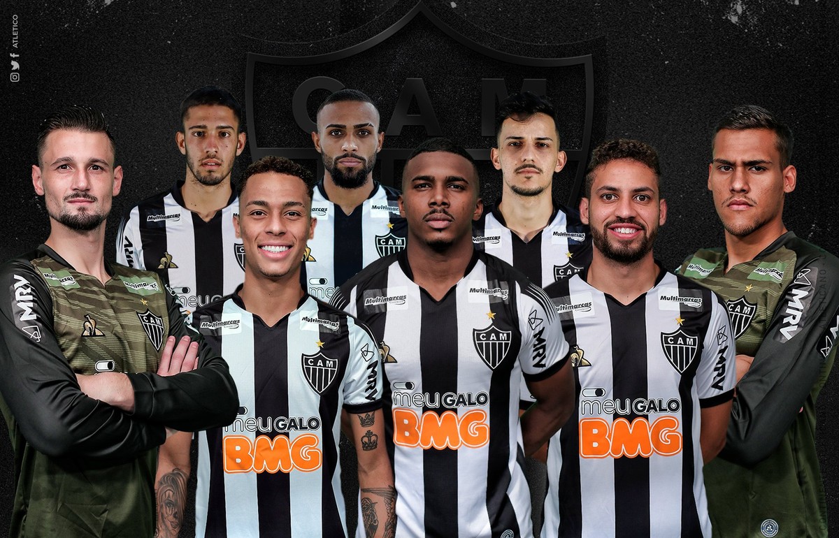 Elenco do Atlético-MG inscrito na Sul-Americana tem oito da base e ...