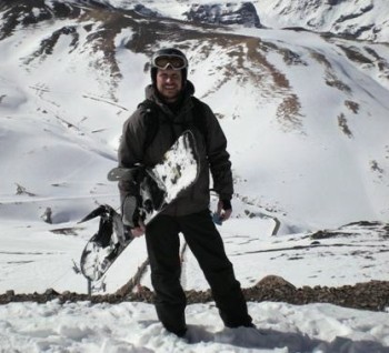 Fred Lessa: snowboarding no Chile. Veja fotos - Patrícia Kogut, O Globo