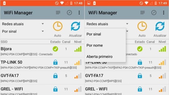 WiFi Manager | Software | TechTudo
