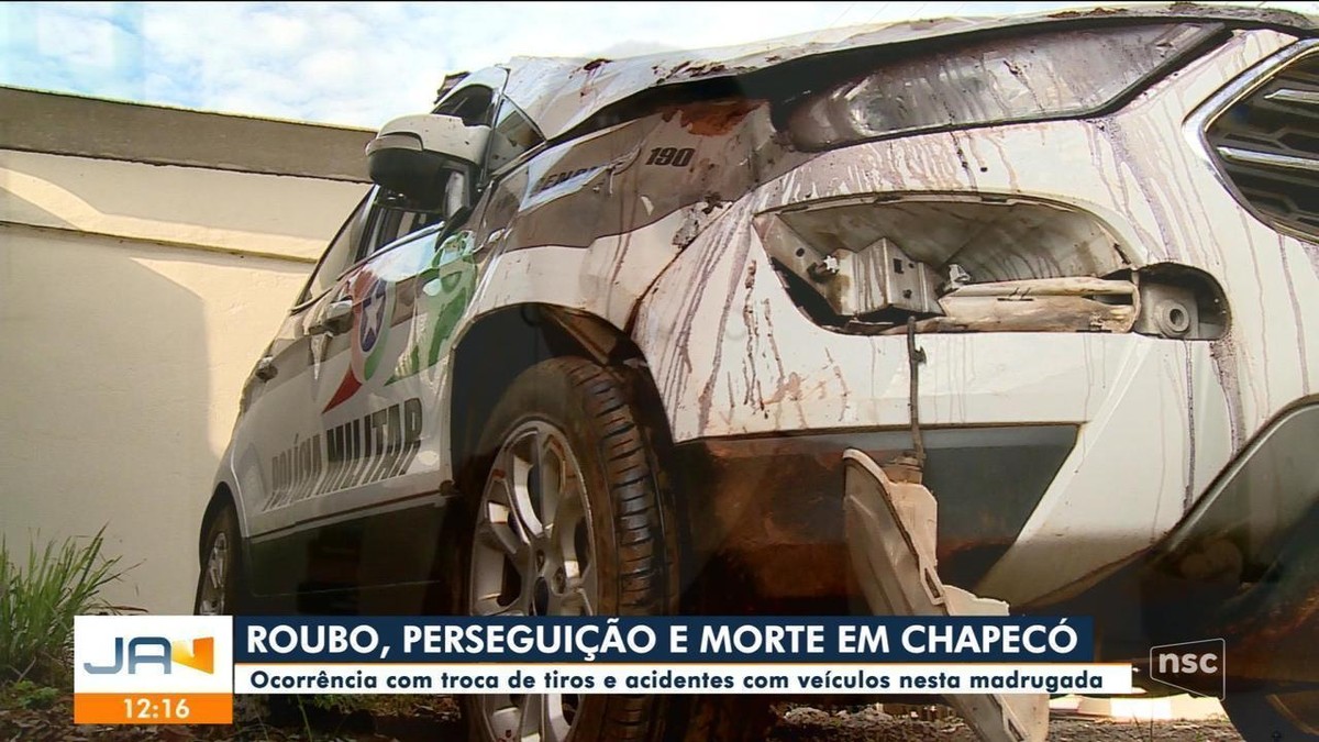 Suspeito De Roubar Carro De Policial Em Sc Morre Após Veículo Capotar