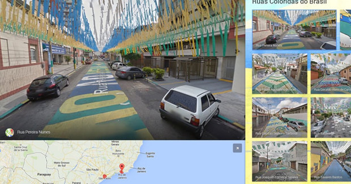 G1 - Google Maps mostra ruas decoradas e interior dos 12 estádios da ...