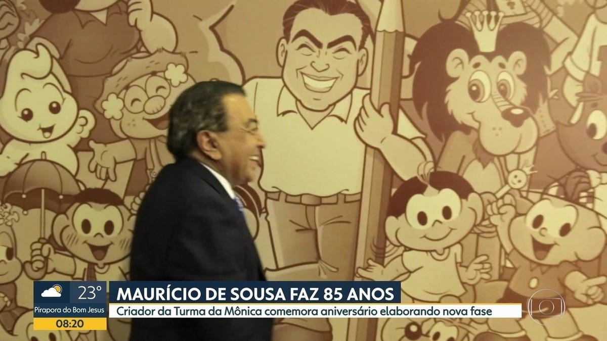 Mauricio de Sousa completa 85 anos, e Turma da Mônica faz homenagem nas ...