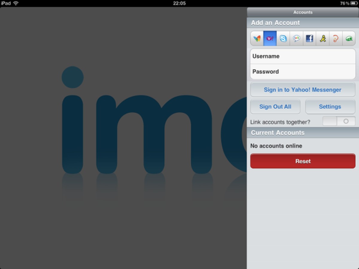 Integre mensageiros instantâneos no iPad, iPod ou iPhone com o imo.im ...