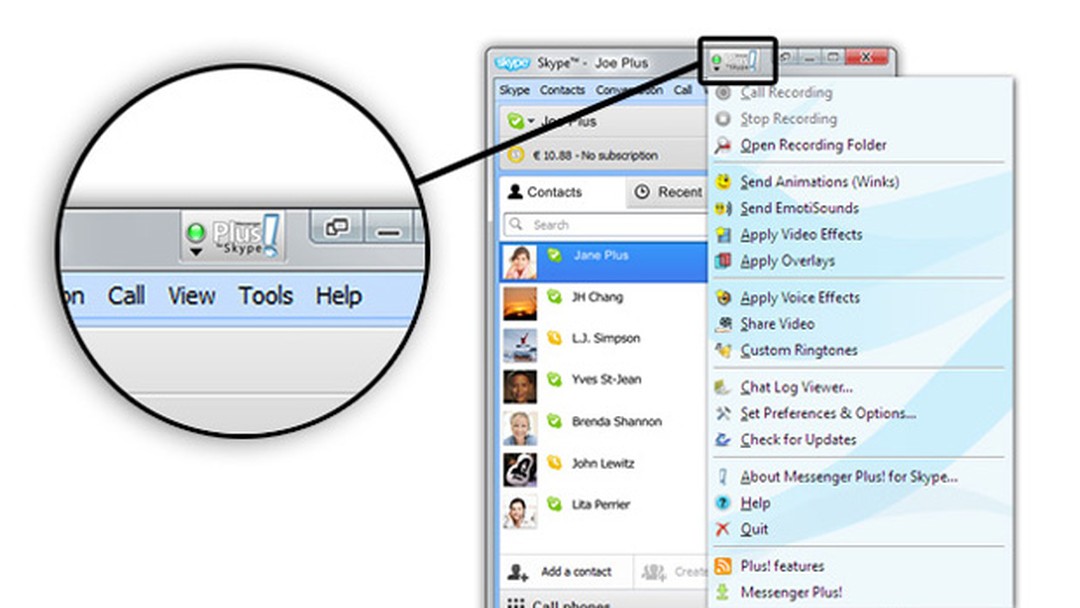Messenger Plus! Live | Software | TechTudo