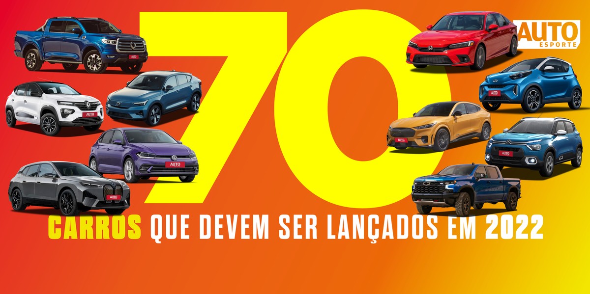 Veja 70 carros que devem ser lançados em 2022 no Brasil | Lançamentos ...