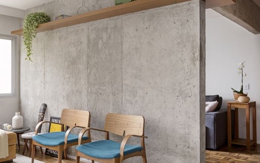 Décor do dia: como valorizar uma parede estrutural no projeto - Casa ...